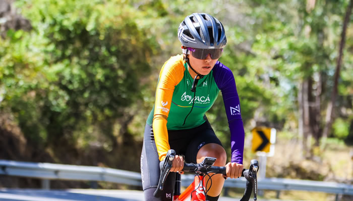 Laura Rojas terminó de top 10 en Vuelta a Colombia femenina